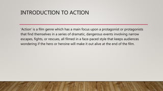 Action genre research | PPTX