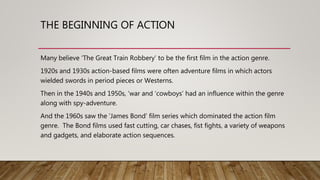 Action genre research | PPTX