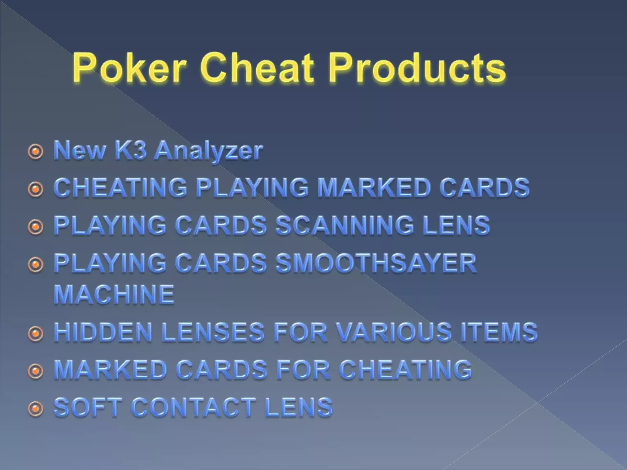 Spy Cheating Playing Cards in Bangalore | PPTX