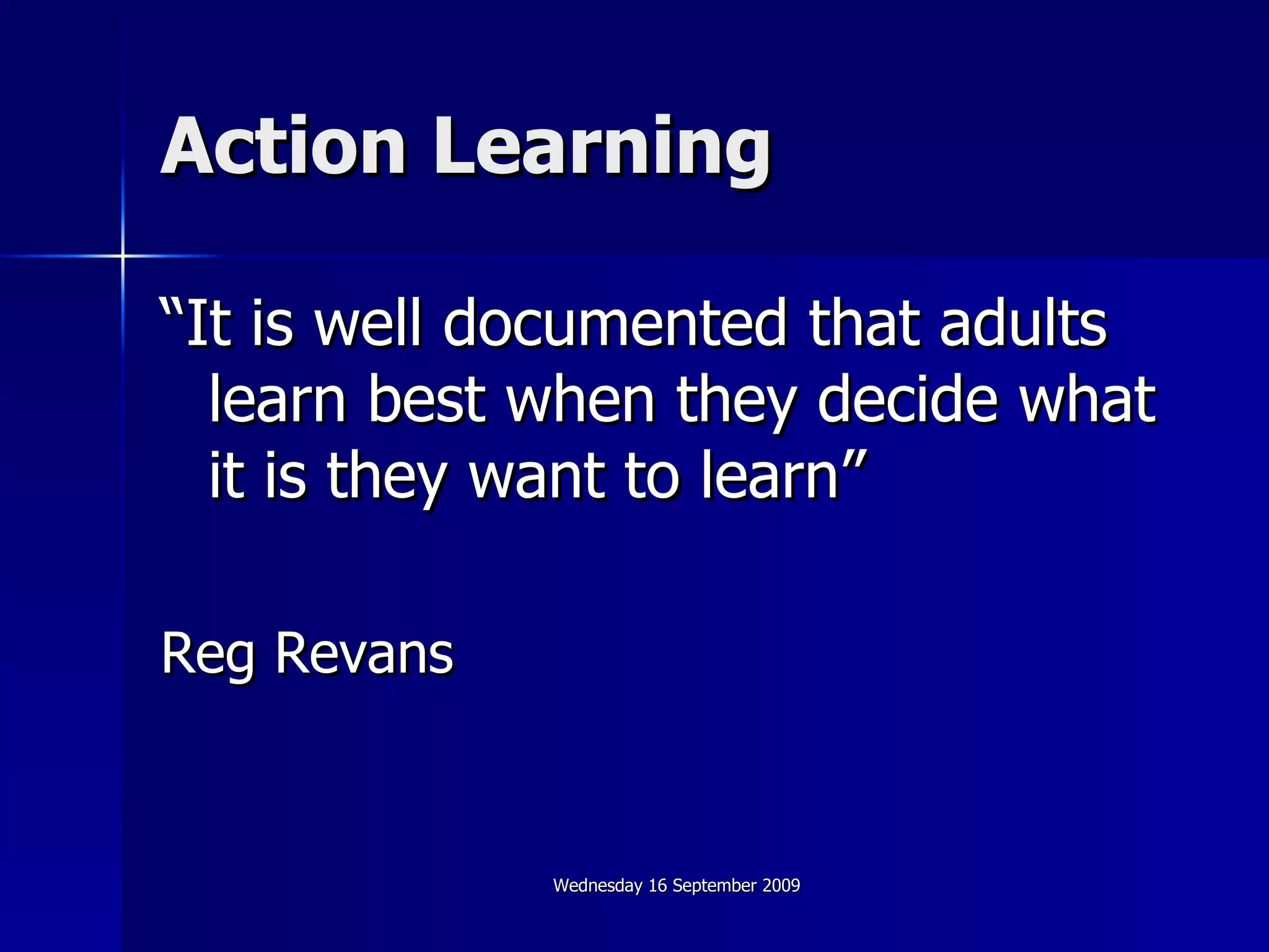 Action Learning | PPT