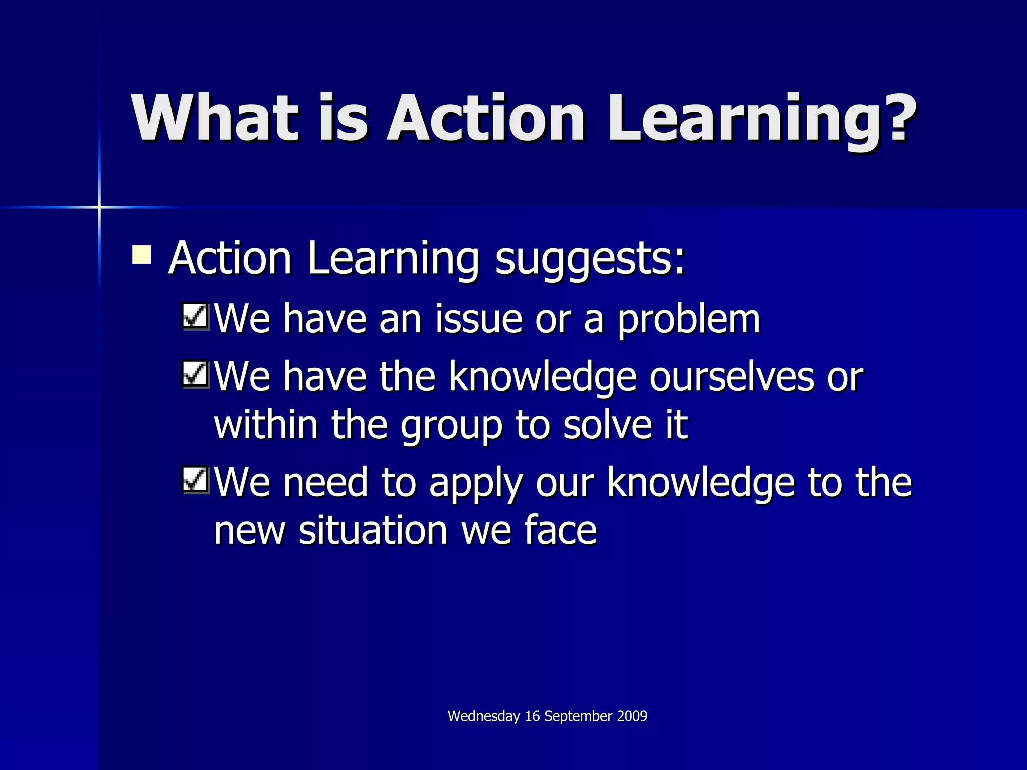 Action Learning | PPT