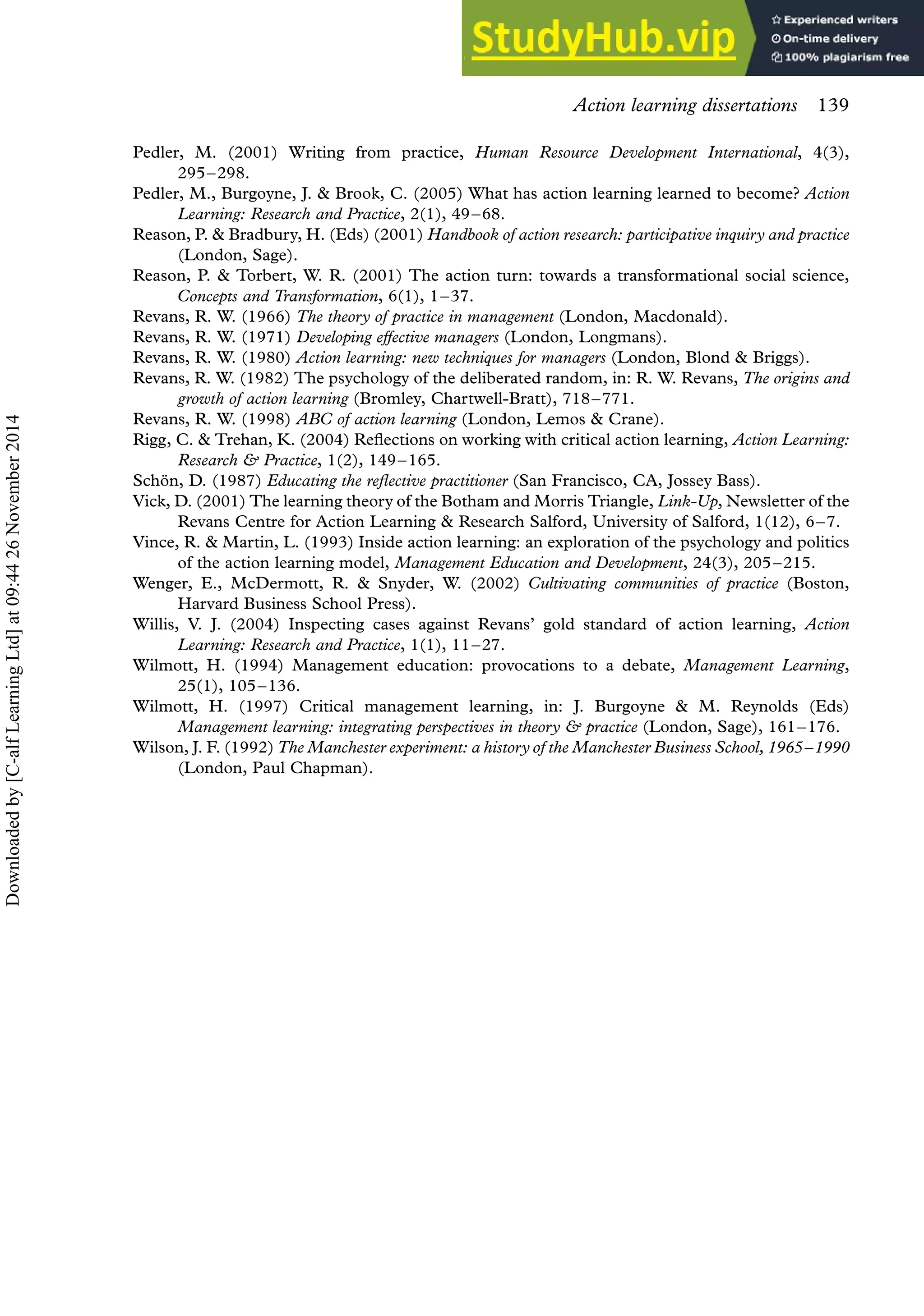Action learning dissertations structure, supervision and examination.pdf