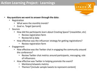 Action Learning Project: Culmination Presentation | PPTX