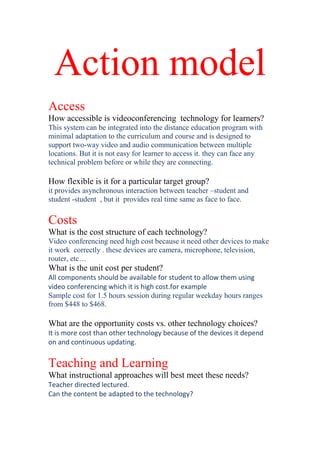 Action model | PDF