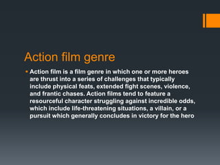 Action movie research | PPT