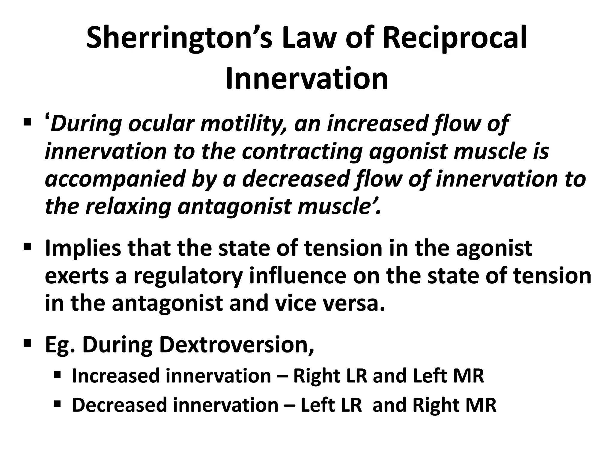 Action of extraocular muscles and various laws involved | PPTX