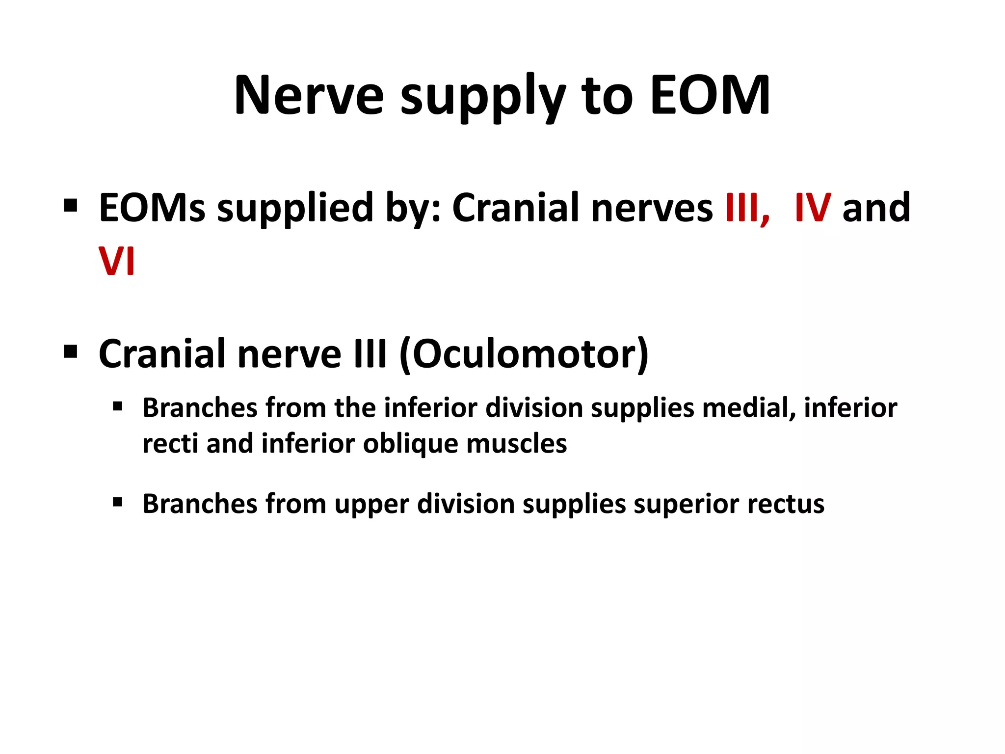 Action of extraocular muscles and various laws involved | PPTX