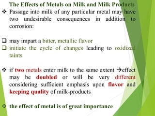 action of milk on metals.pptx
