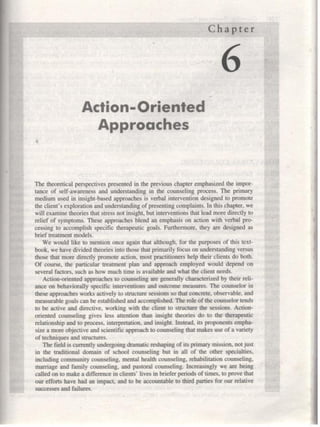 Action oriented approach is about the different orientations on counselling.pdf
