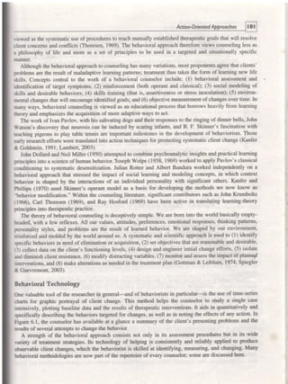 Action oriented approach is about the different orientations on ...