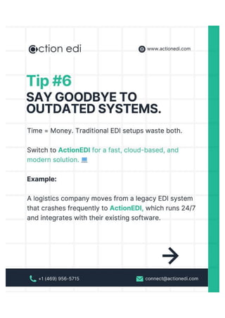 ActionEDI helps you lead the charge. EDI | PDF