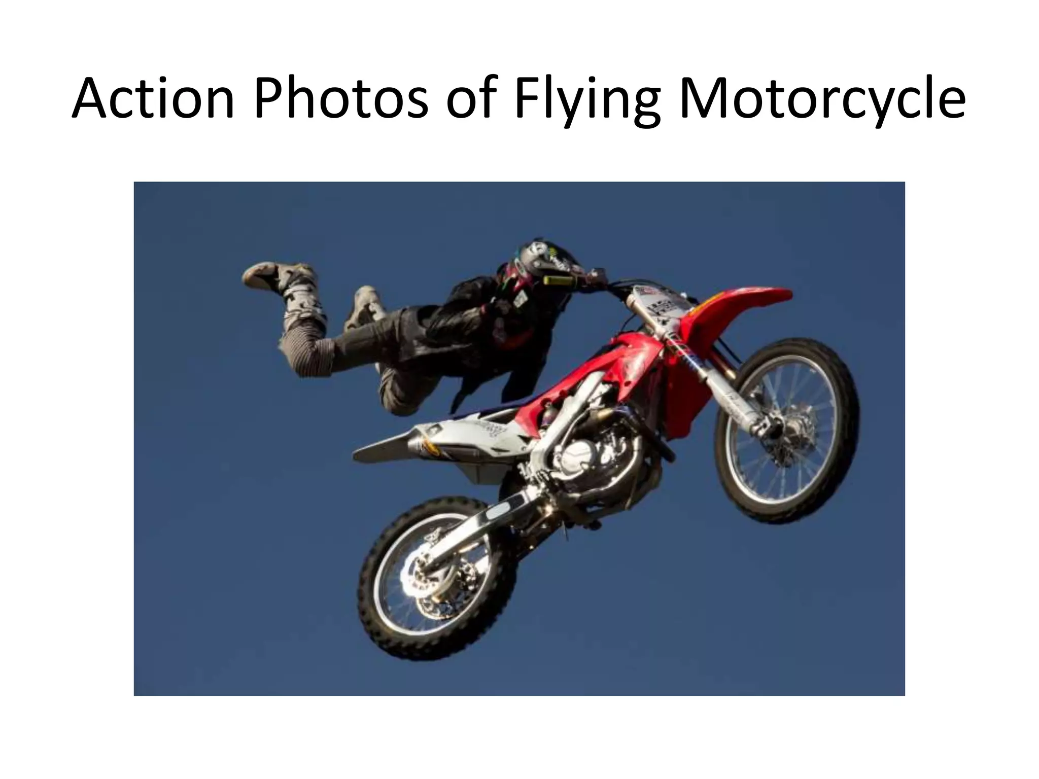 Action photos of motocycle | PPTX