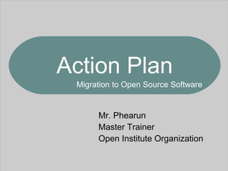 Action Plan | ODP | Computing | Technology & Computing