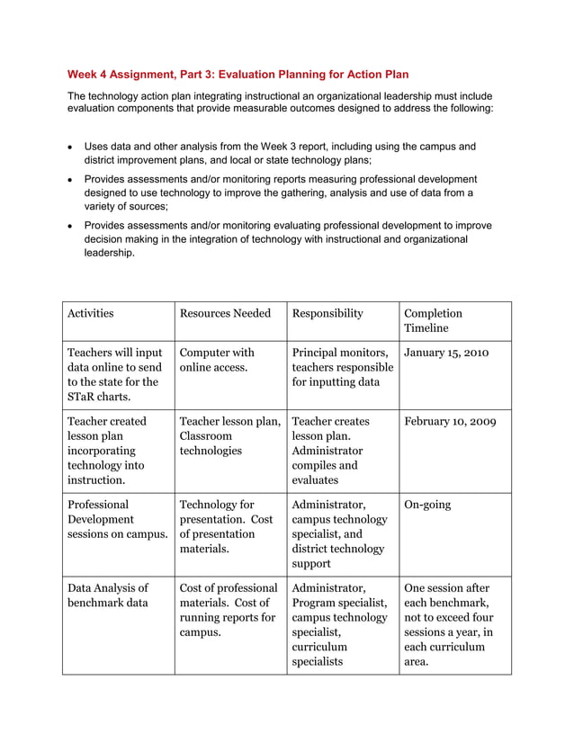 Action Plan | DOCX