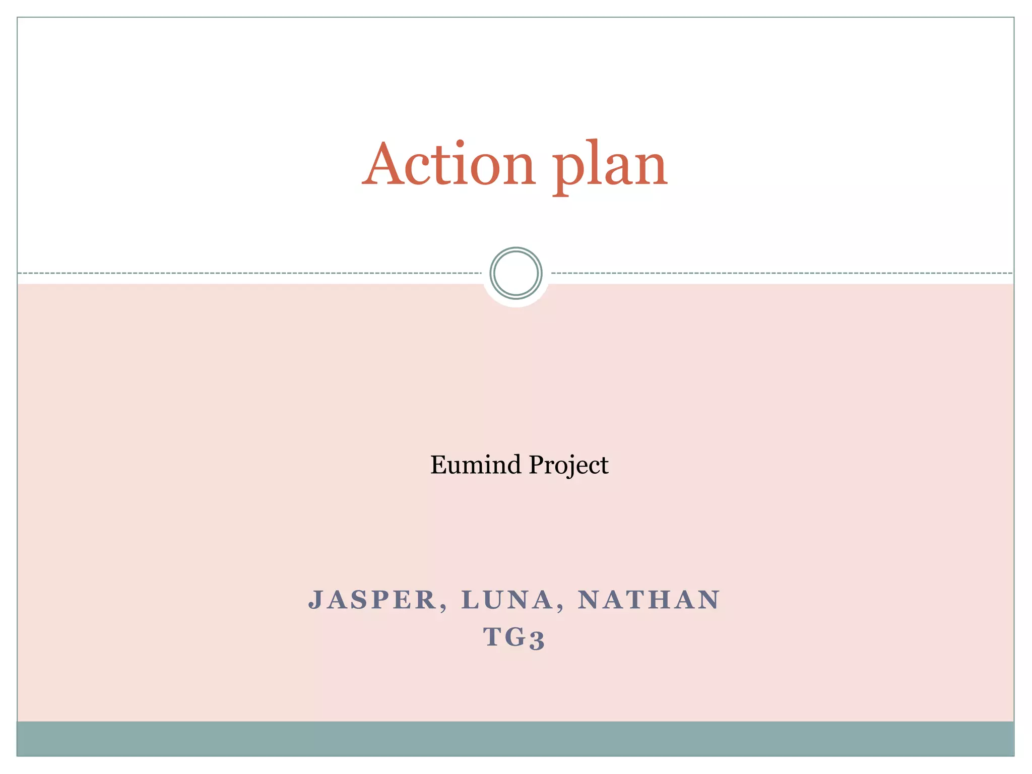 Action plan eumind | PPTX