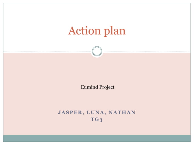 Action plan eumind | PPTX