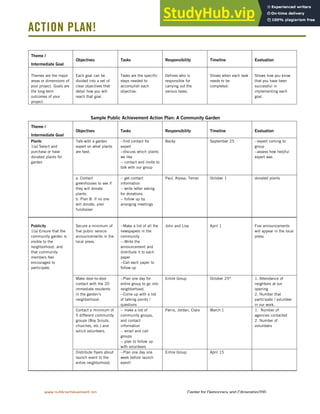 Action Plan | PDF
