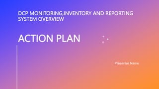 ACTION PLAN for ICT Computers for the whole year | PPTX