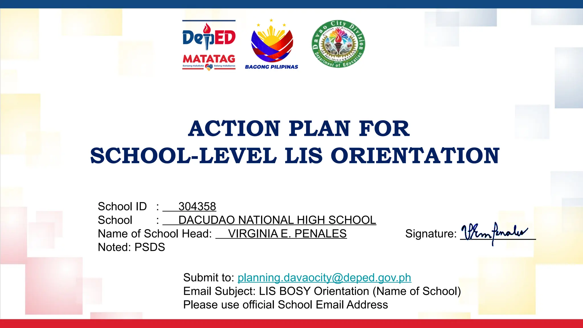 ACTION PLAN - LIS ORIENTATION AT THE SCHOOL LEVEL corrected (1).pptx