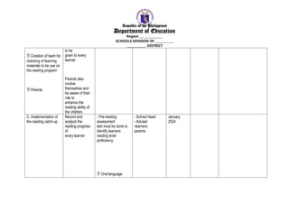 ACTION PLAN CATCH-UP FRIDAYS.samplesdocx | DOCX