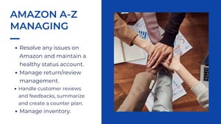 Action plan for amazon business | PPT