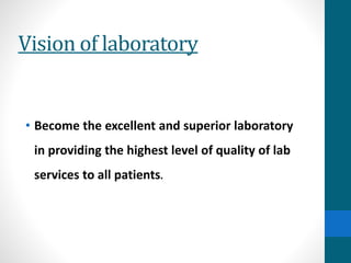 Action plan for laboratory department | PPTX