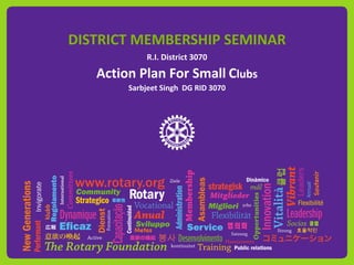 Action plan for small clubs | PPT
