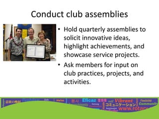 Action plan for small clubs | PPT