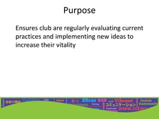 Action plan for small clubs | PPT