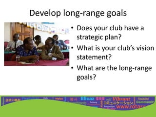 Action plan for small clubs | PPSX
