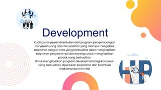 Draft acuan action plan Human Resources Development | PPTX