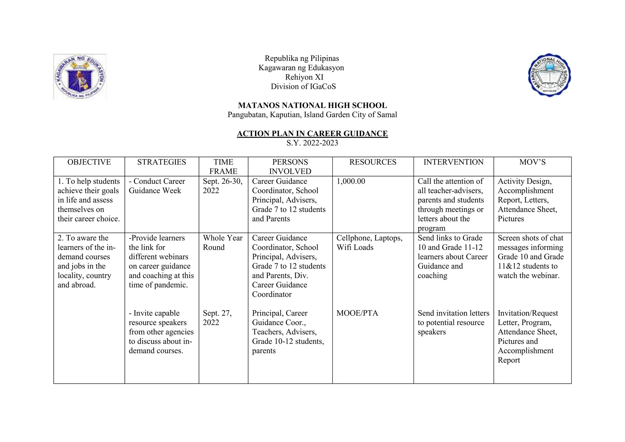 action plan in career guidance 23-24.docx