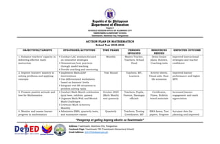 Action Plan in Mathematics 2025to26.docx