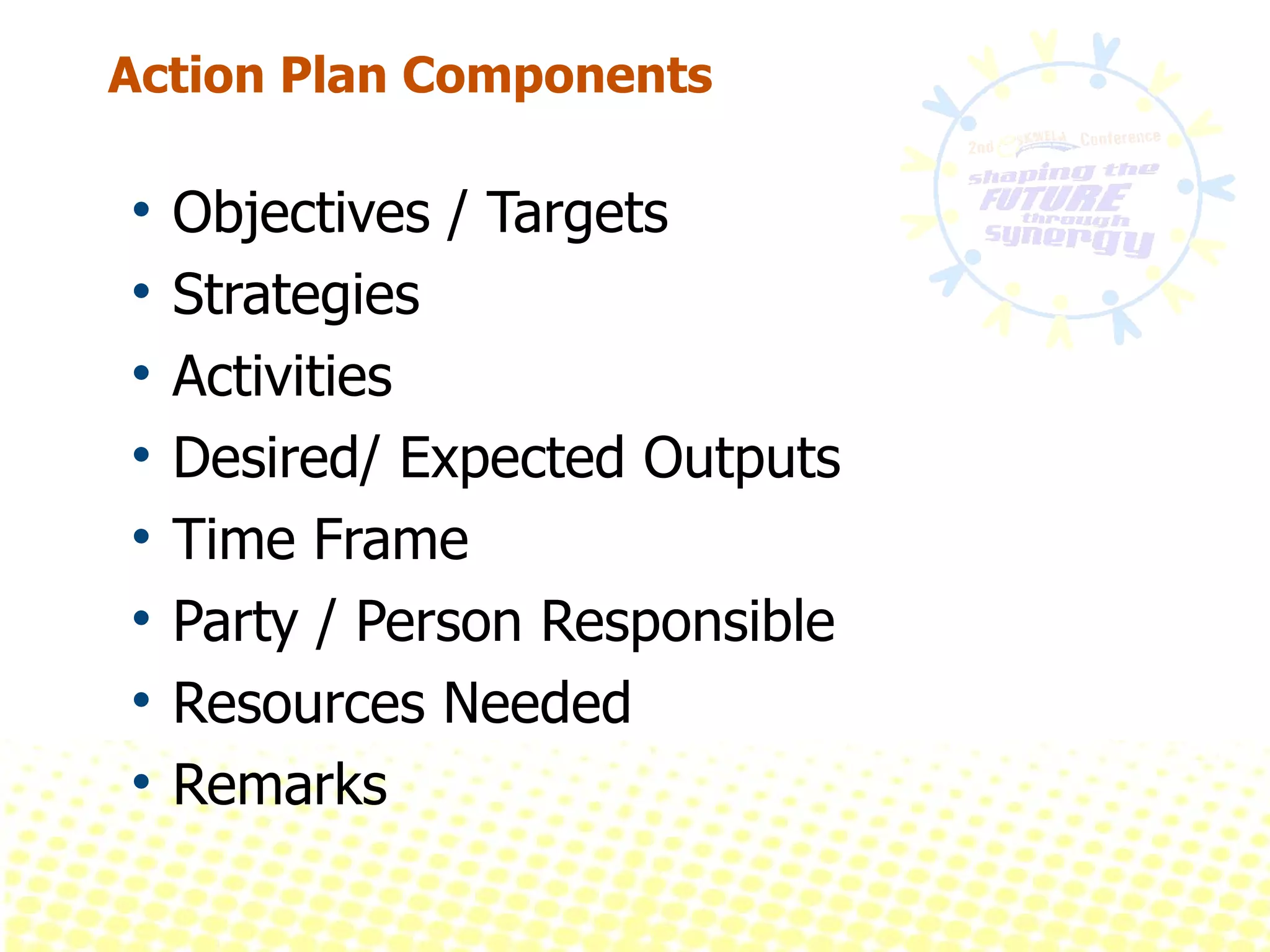 Action Planning Workshop | PPT