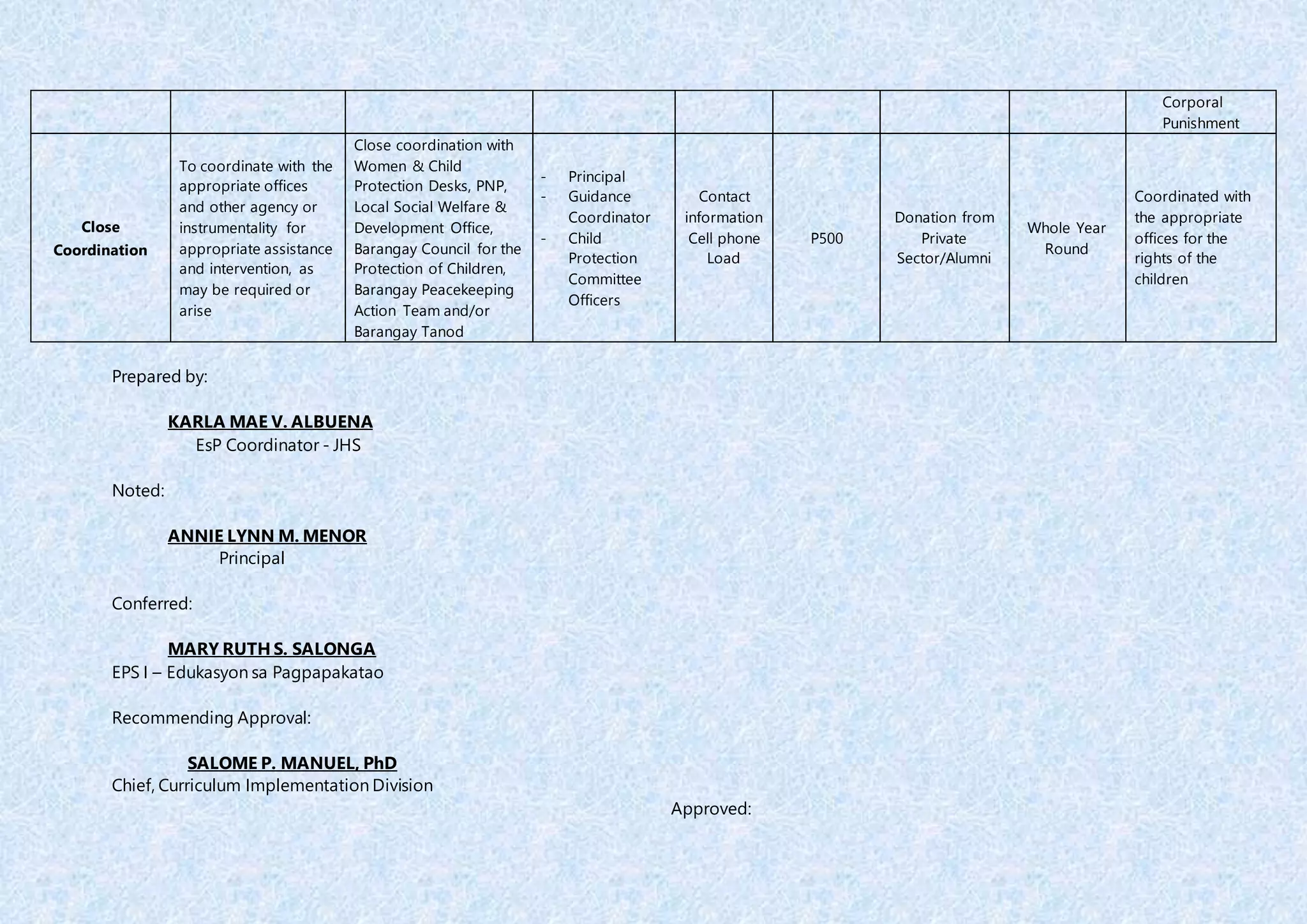 Action Plan on Child Protection.docx