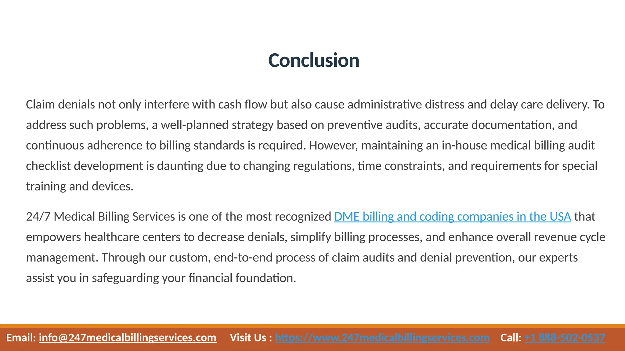 Action Plan to Reduce Custom DME Claim Denials with Proactive Audits.pptx