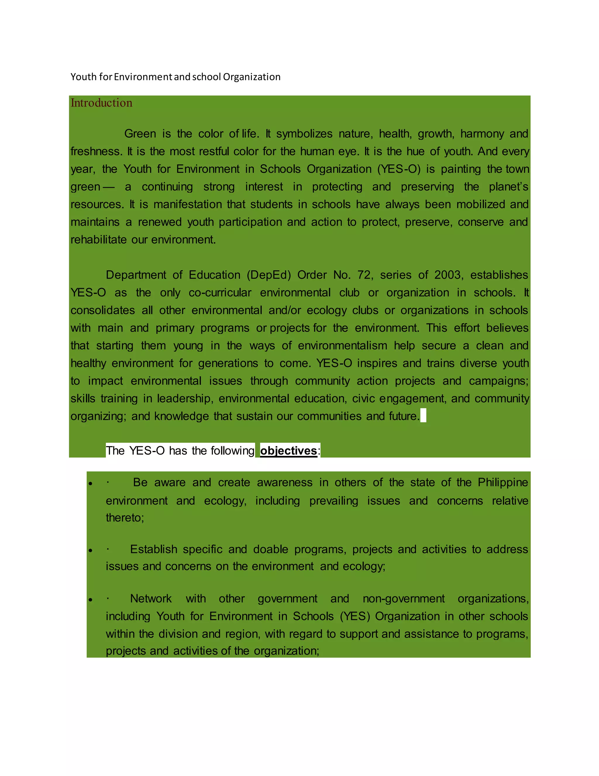 Action plan yes o | DOCX