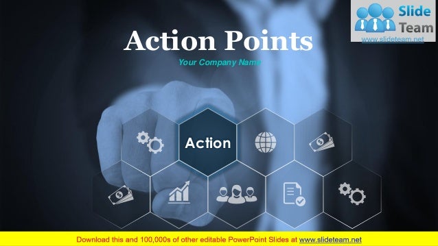 Action Point PPT Summary Infographic Template Business Analytics