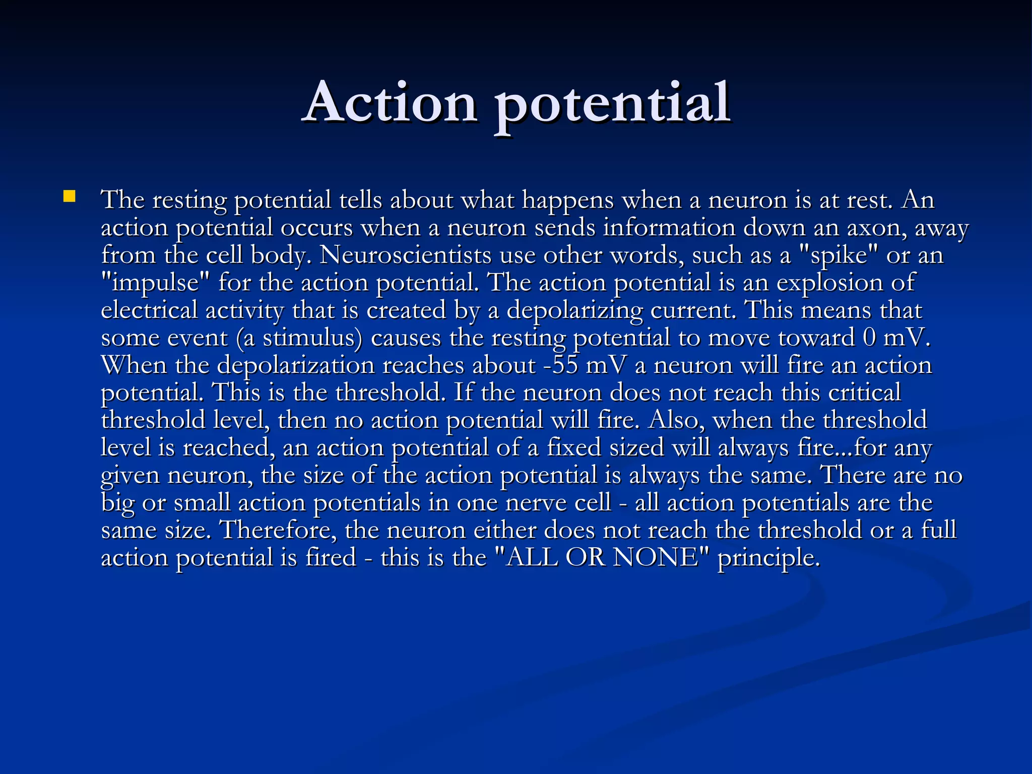 Action potential | PPT