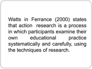 Action research | PPTX