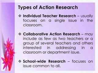Action Research | PPTX