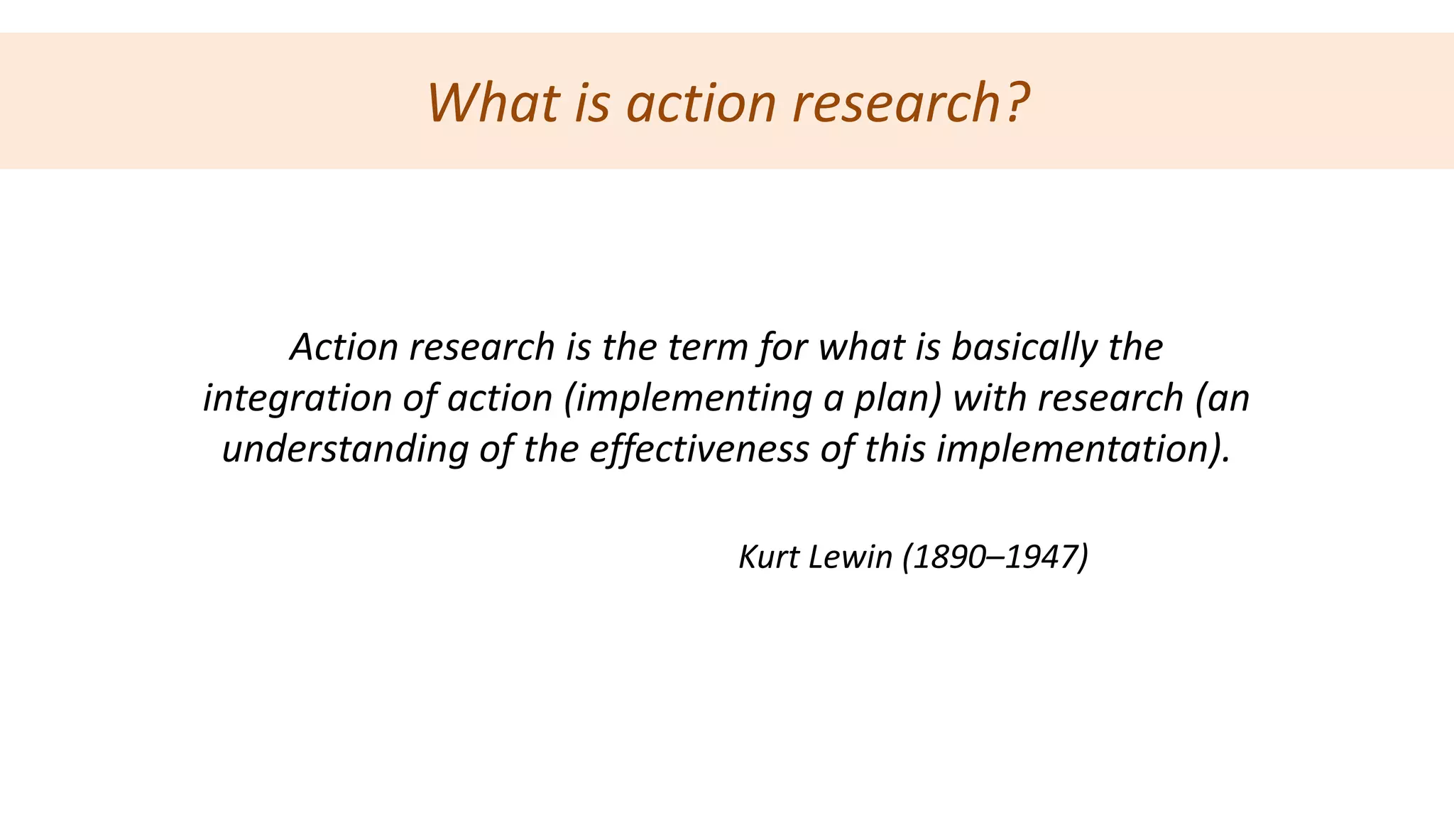 Action research
