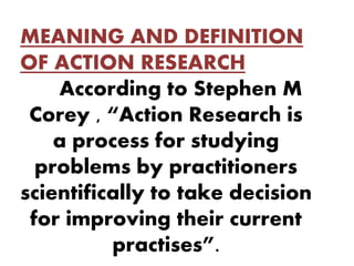 Action research | PPTX