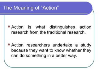 Action Research for Development Communication | PPT