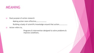 Action research | PPTX