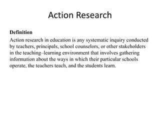 Action research | PPT