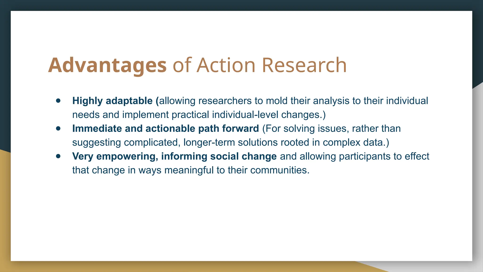 lets know about Action Research done by MTD students | PPT