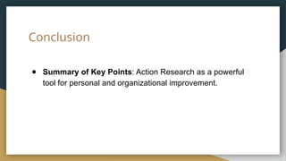 lets know about Action Research done by MTD students | PPT