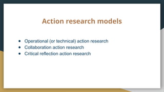 lets know about Action Research done by MTD students | PPT