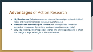 lets know about Action Research done by MTD students | PPT